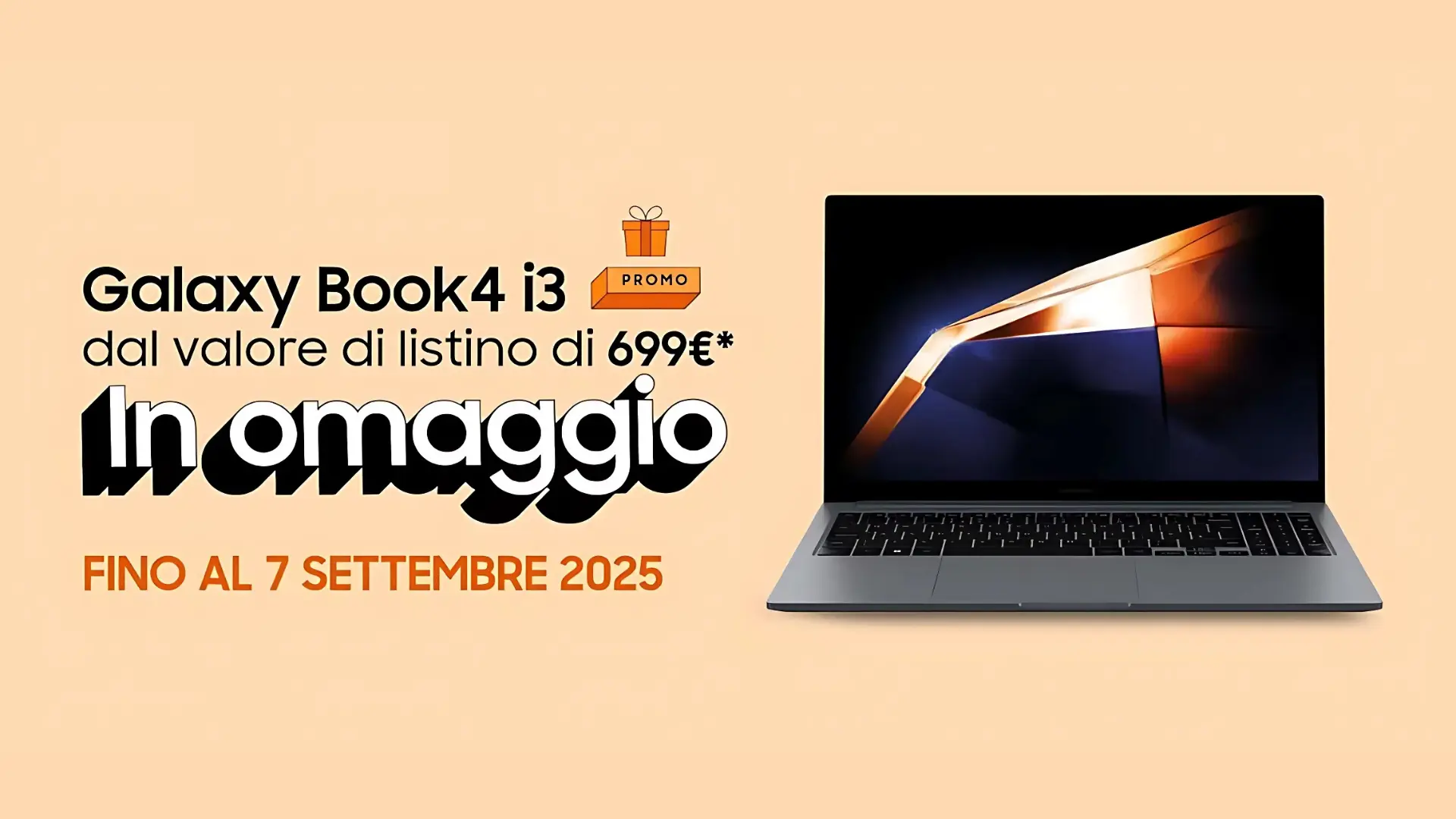 Promo Samsung: ricevi in omaggio un Galaxy Book 4 i3 con Z Flip 7, Z ...