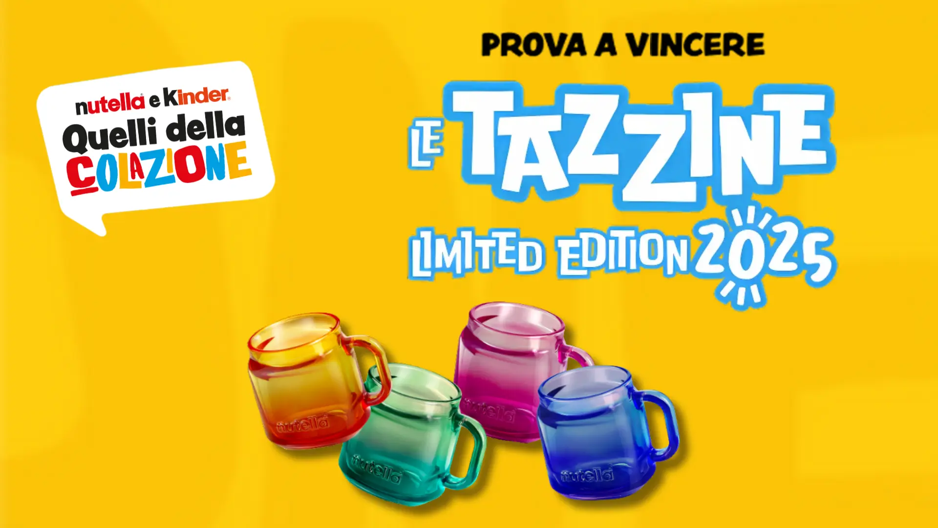 Concorso Quelli della Colazione: vinci le tazzine Nutella
