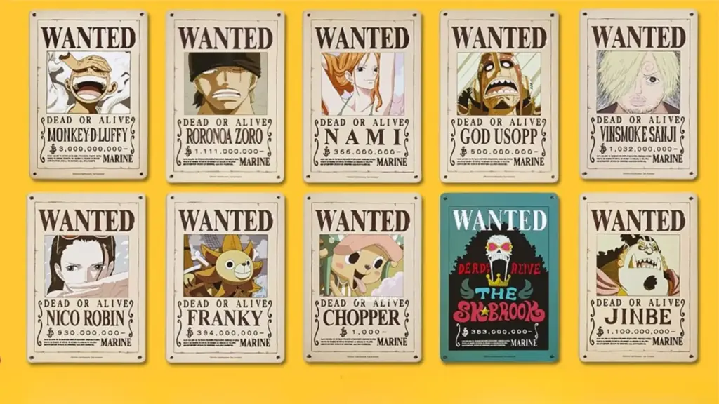 One Piece Metal Poster: collezione in edicola con TV Sorrisi