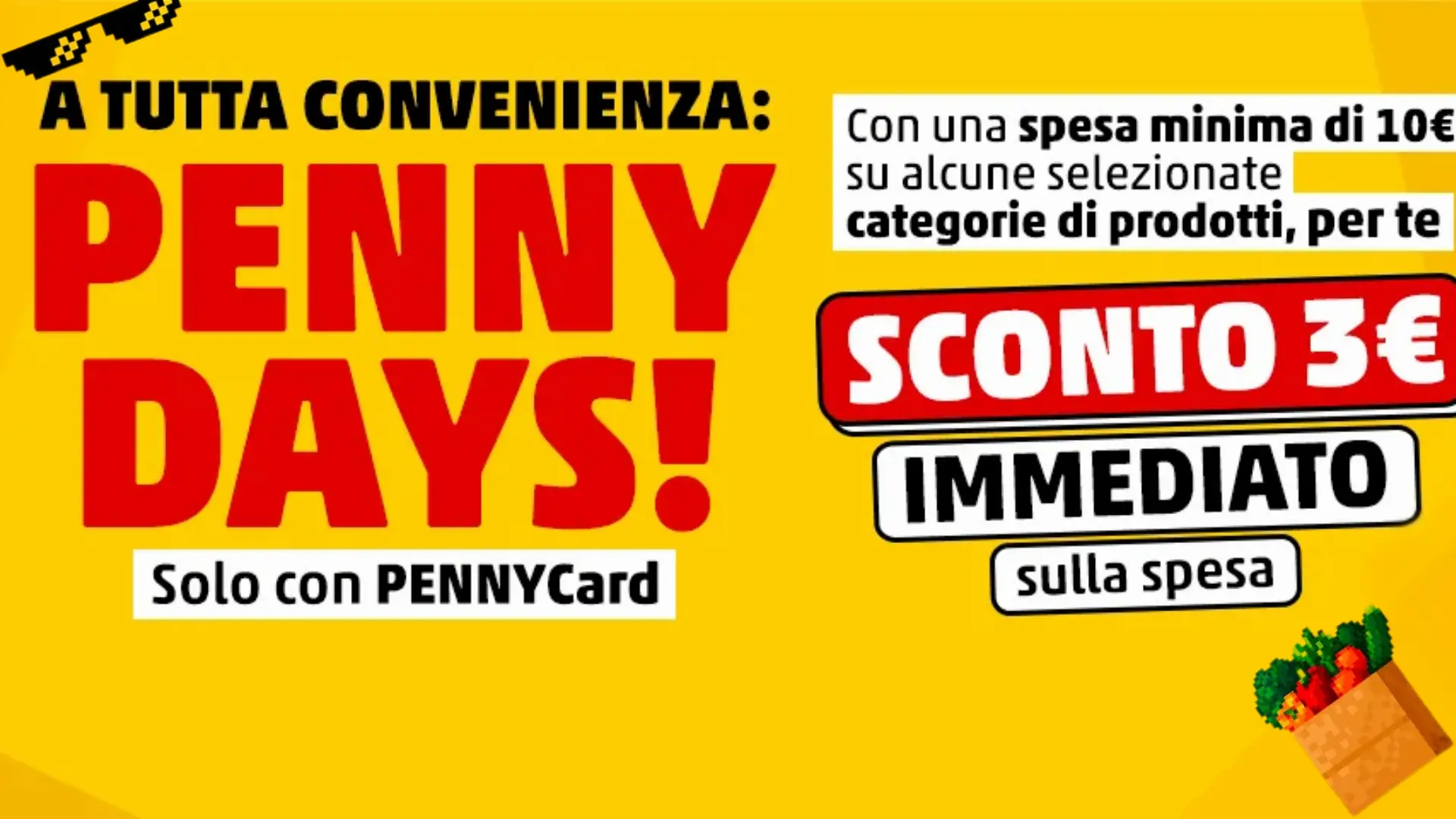 Nuovi Penny Days: 3€ di sconto dal 22 al 24 settembre 2025