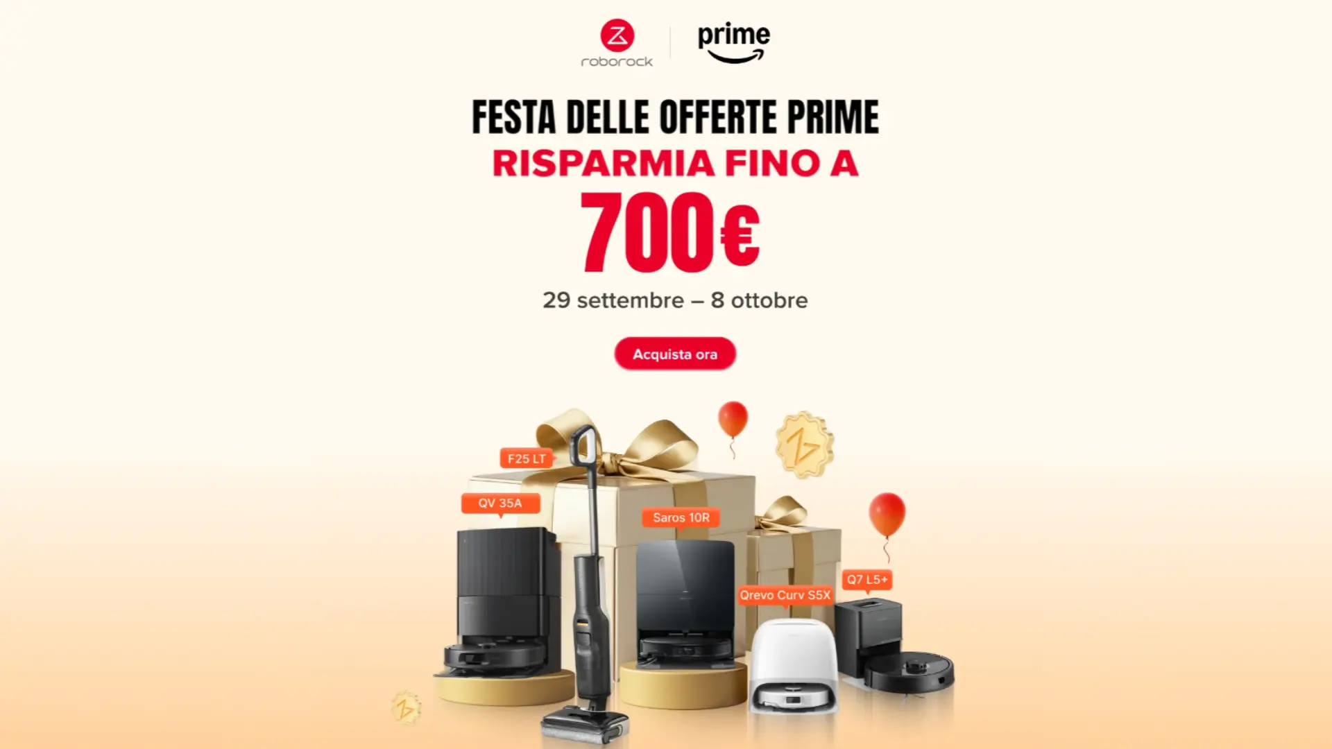 Festa delle Offerte Prime 2025: Roborock anticipa le offerte