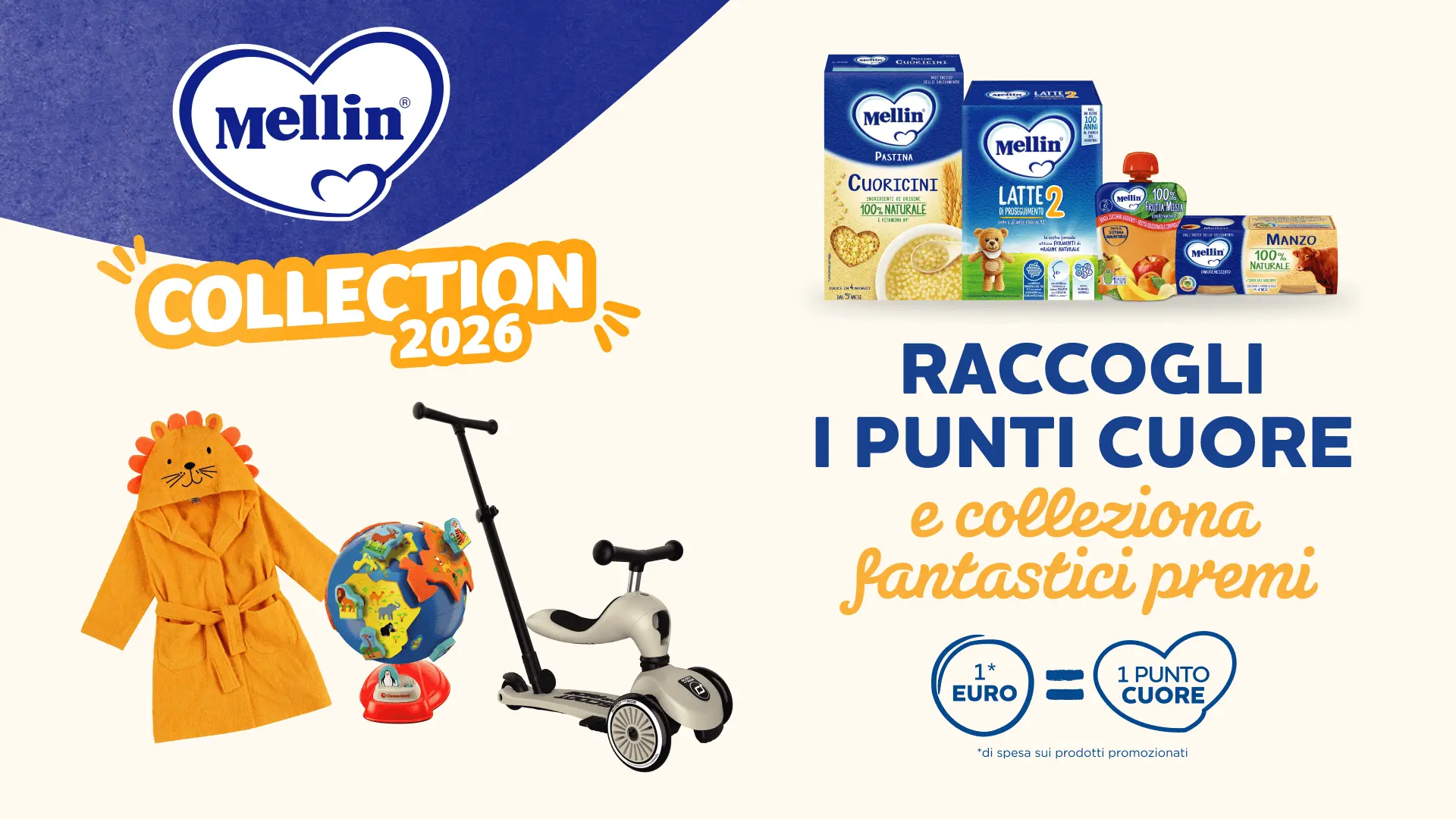 Raccolta Punti Mellin: scopri i premi della Collection 2026
