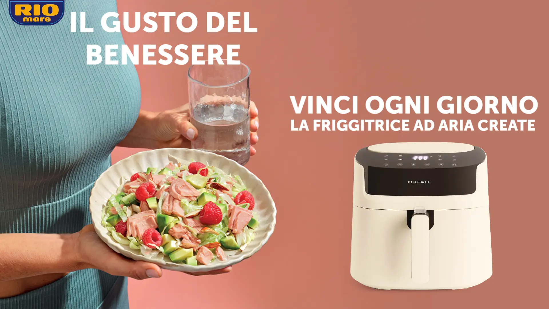 Concorso Rio Mare: vinci una friggitrice ad aria Create